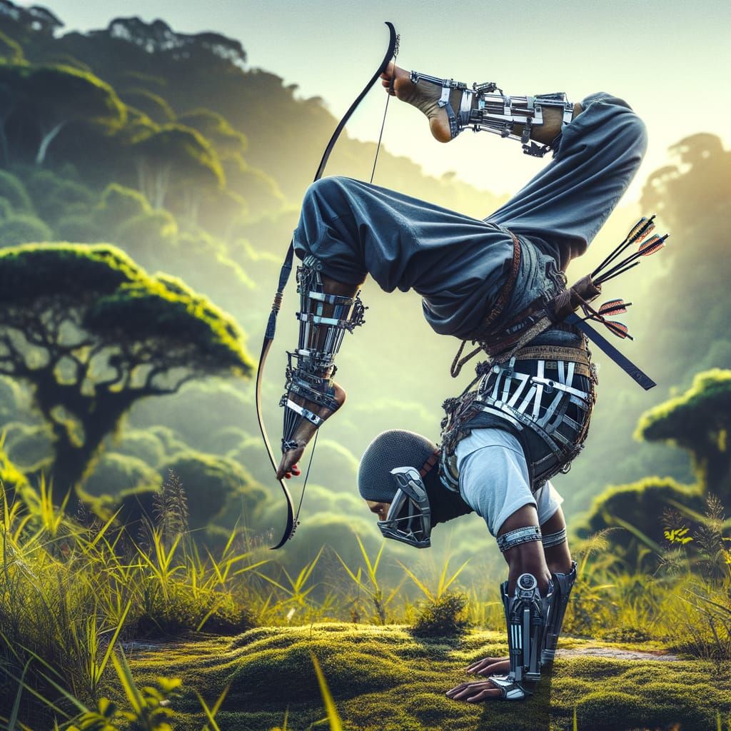 Foot Archer - AI Generated Artwork - NightCafe Creator