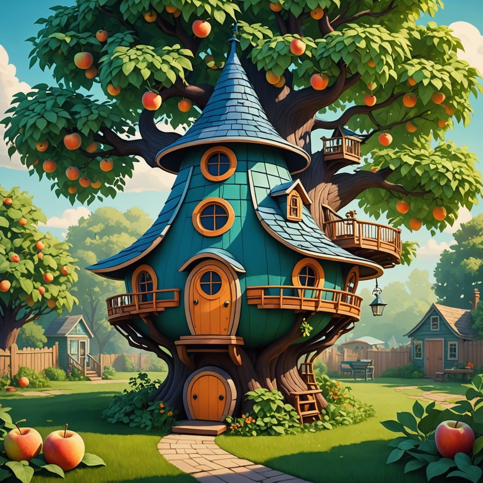 Appleseeds blossomed - AI Generated Artwork - NightCafe Creator