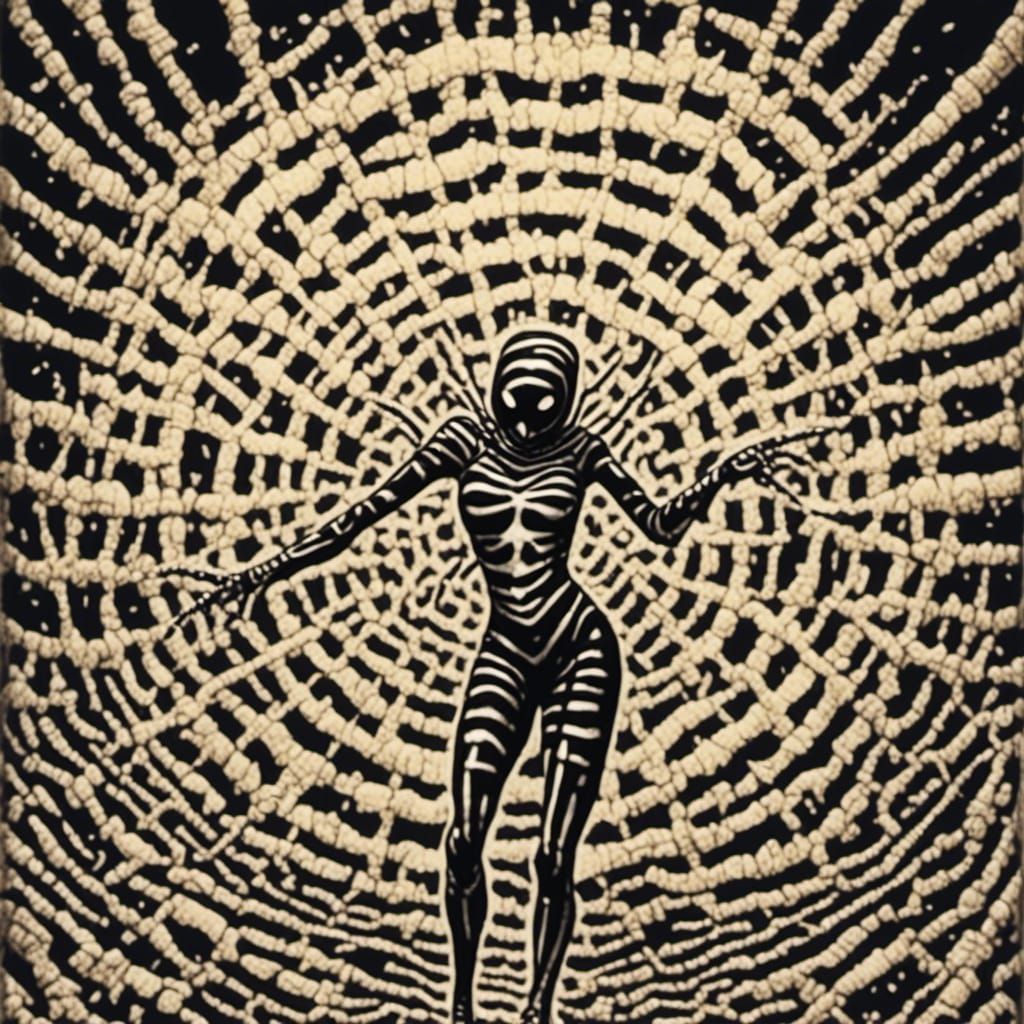 ARACHNE - Surreal Web Goddess Enters Interdimensional Realm