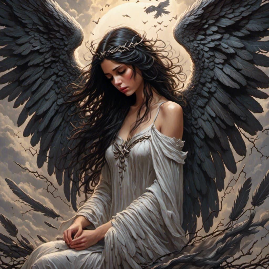 Fallen from grace - AI Generated Artwork - NightCafe Creator