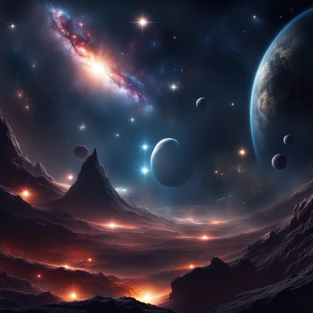 Space - AI Generated Artwork - NightCafe Creator