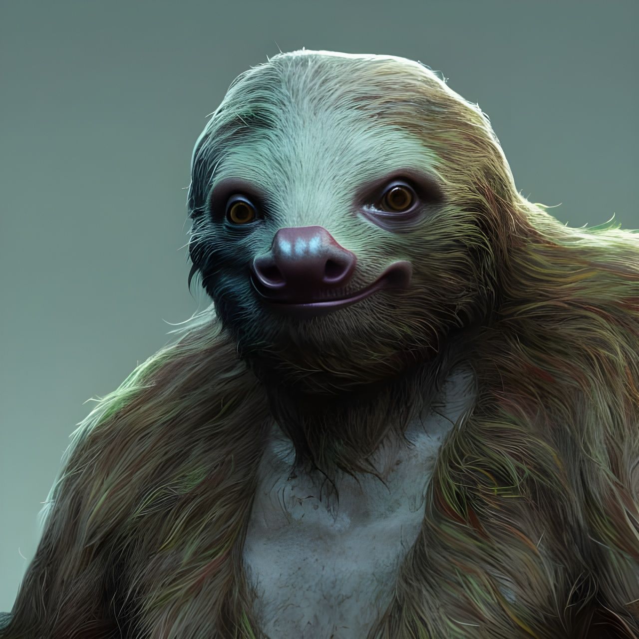 Trolling Sloth - AI Generated Artwork - NightCafe Creator