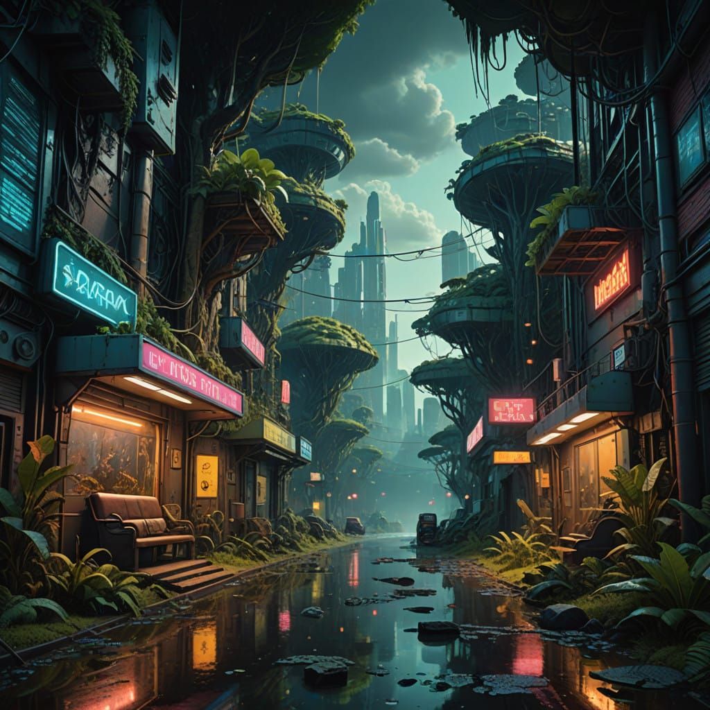 RainCity - Ethereal Amazonian Dreamscapes in Hyper-Realistic...
