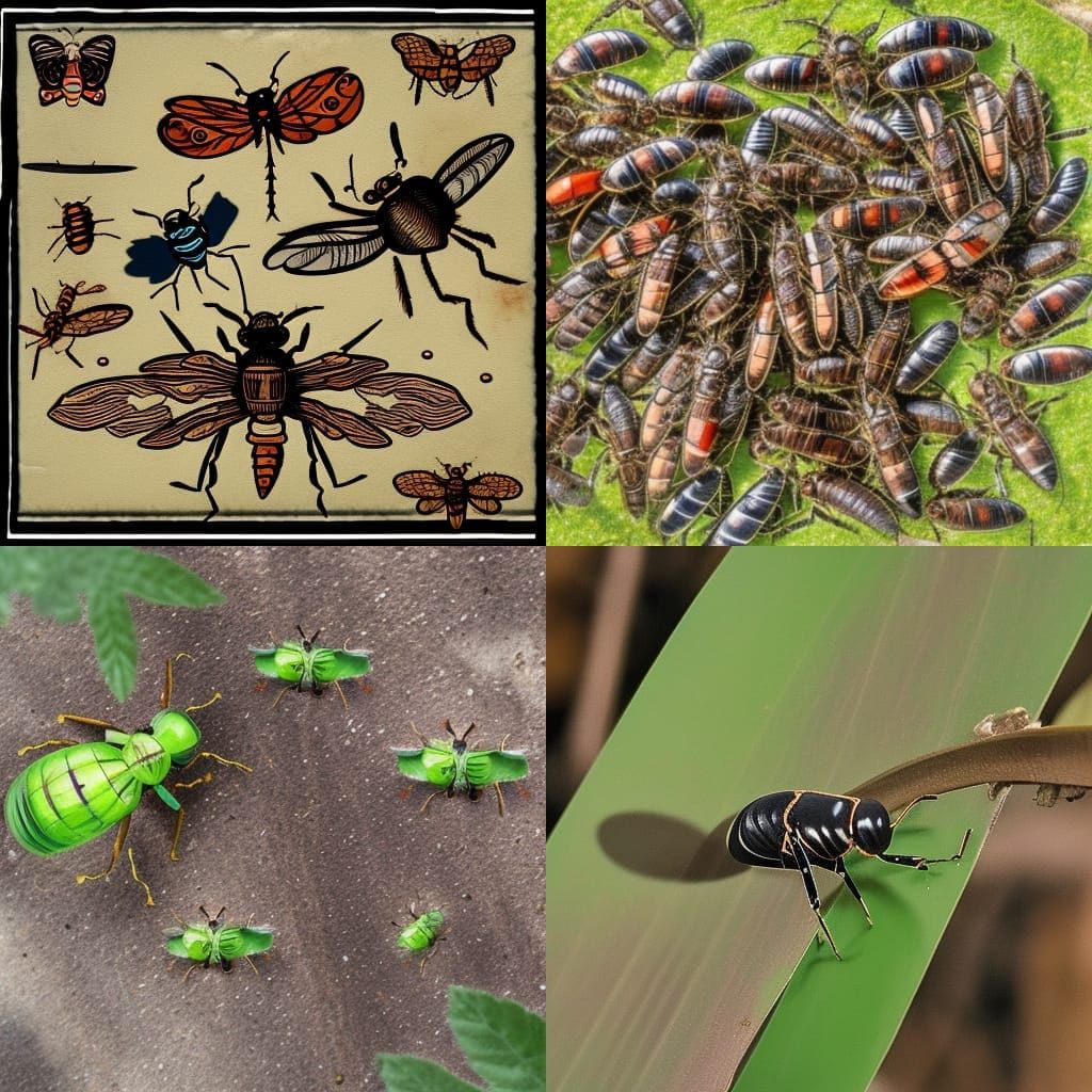 Friendly Insects - AI Generated Artwork - NightCafe Creator