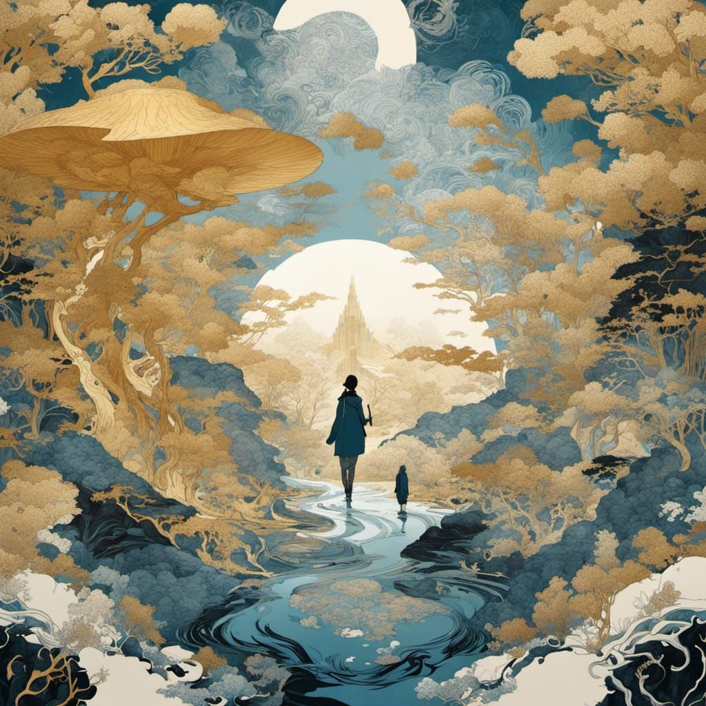 Giant and Human Traveling Together - AI Generated Artwork - NightCafe ...