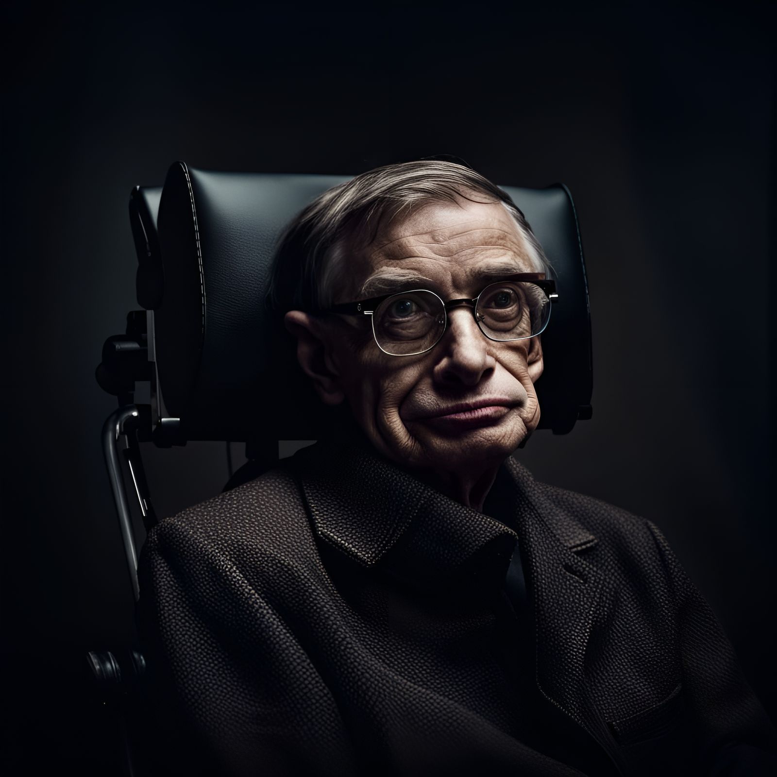 Stephen Hawking 1942 - 2018 - AI Generated Artwork - NightCafe Creator