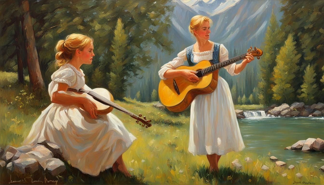 The sound of music - AI Generated Artwork - NightCafe Creator