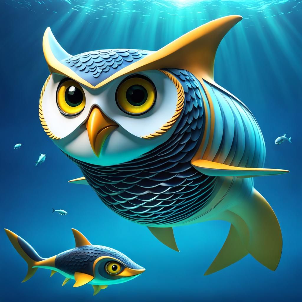 Owlfish - AI Generated Artwork - NightCafe Creator