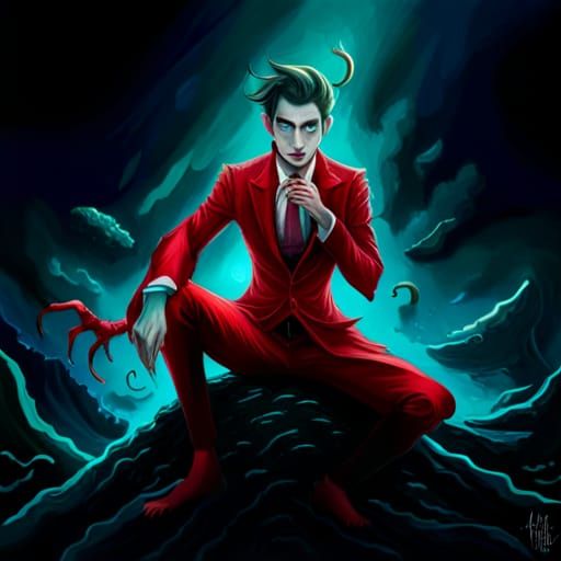 Vampire Merman - AI Generated Artwork - NightCafe Creator