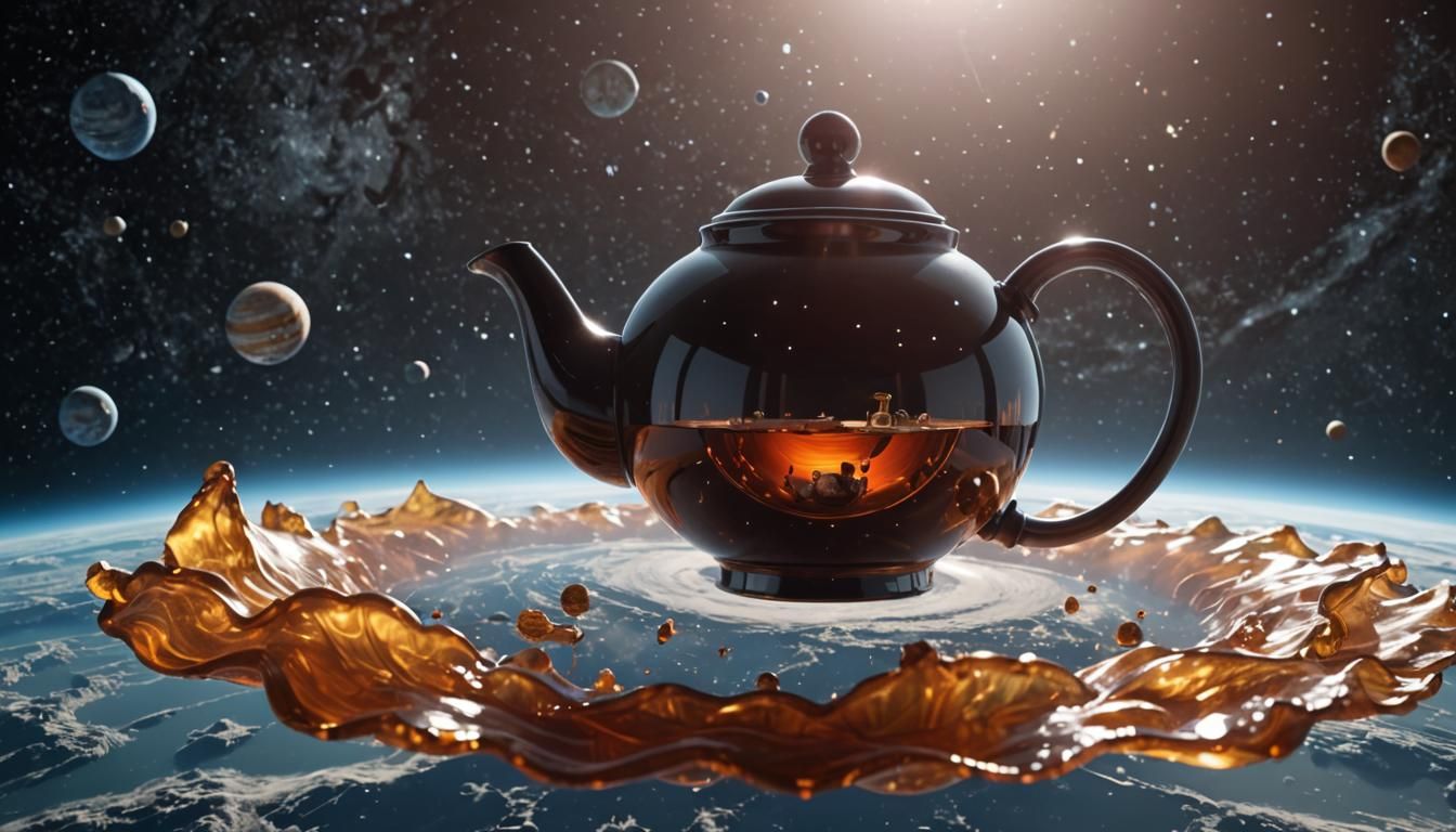 Russell's Teapot - AI Generated Artwork - NightCafe Creator
