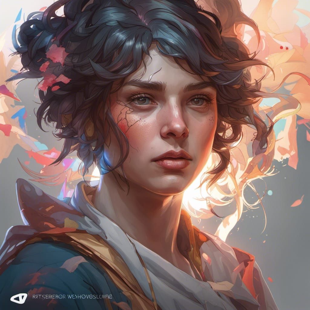 Autistic head and shoulders portrait, 8k resolution concept art ...