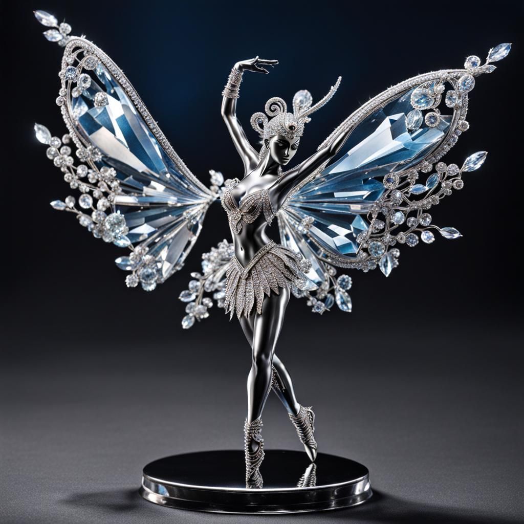 Crystal Dancer 12 - AI Generated Artwork - NightCafe Creator