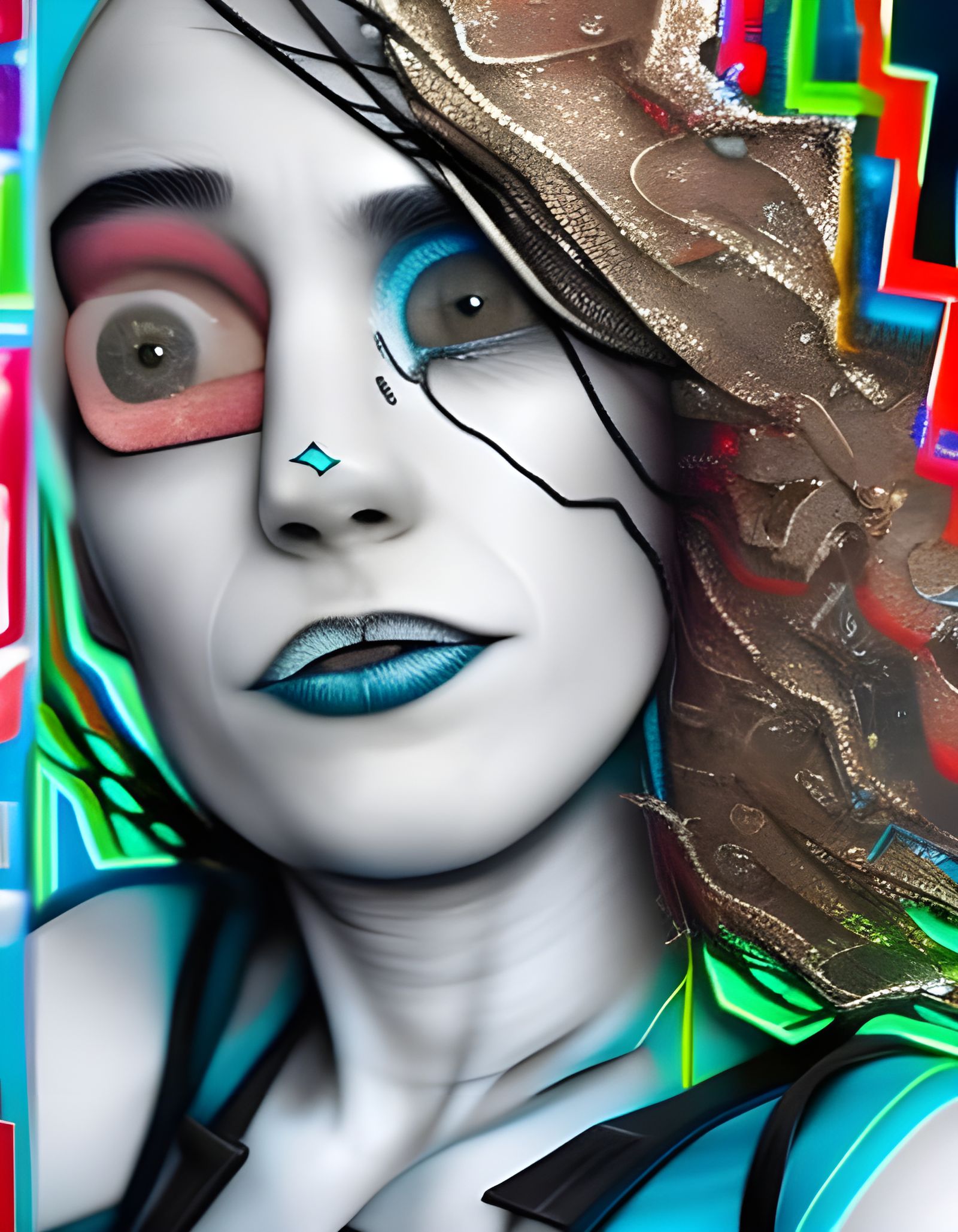 The Cyborg Experiments 8 - AI Generated Artwork - NightCafe Creator