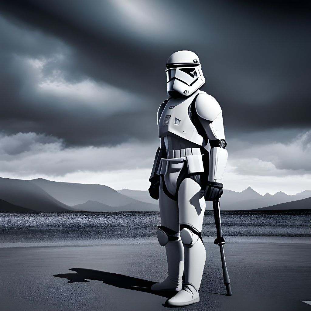 First Order Riot Trooper - AI Generated Artwork - NightCafe Creator