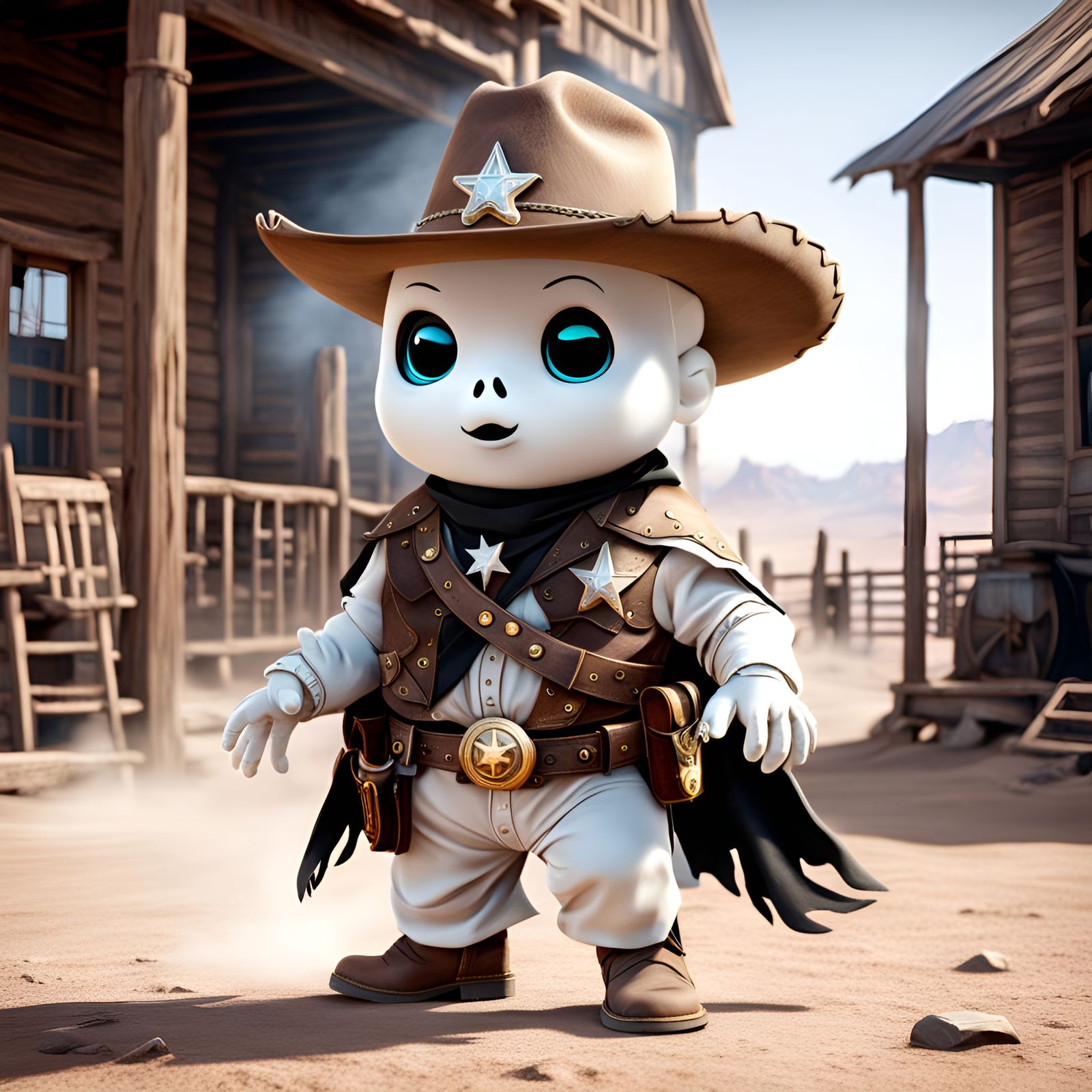 Sheriff Boo - AI Generated Artwork - NightCafe Creator