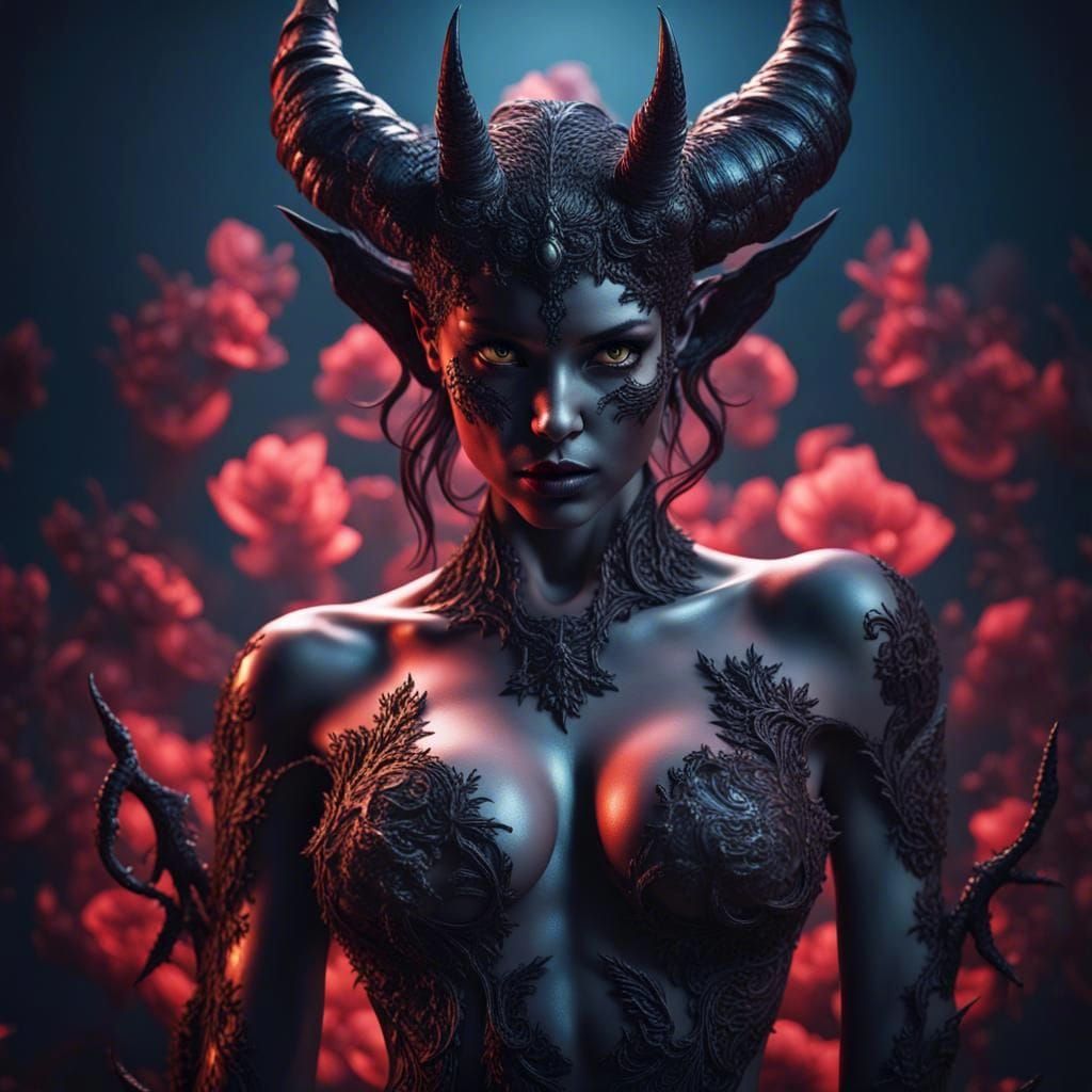 sweet demon - AI Generated Artwork - NightCafe Creator