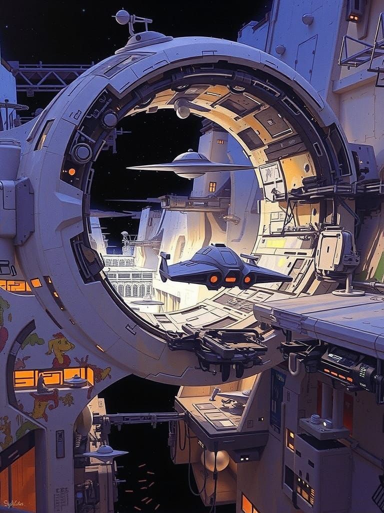 star gate - Celestial Stargate Portal in Deep Space