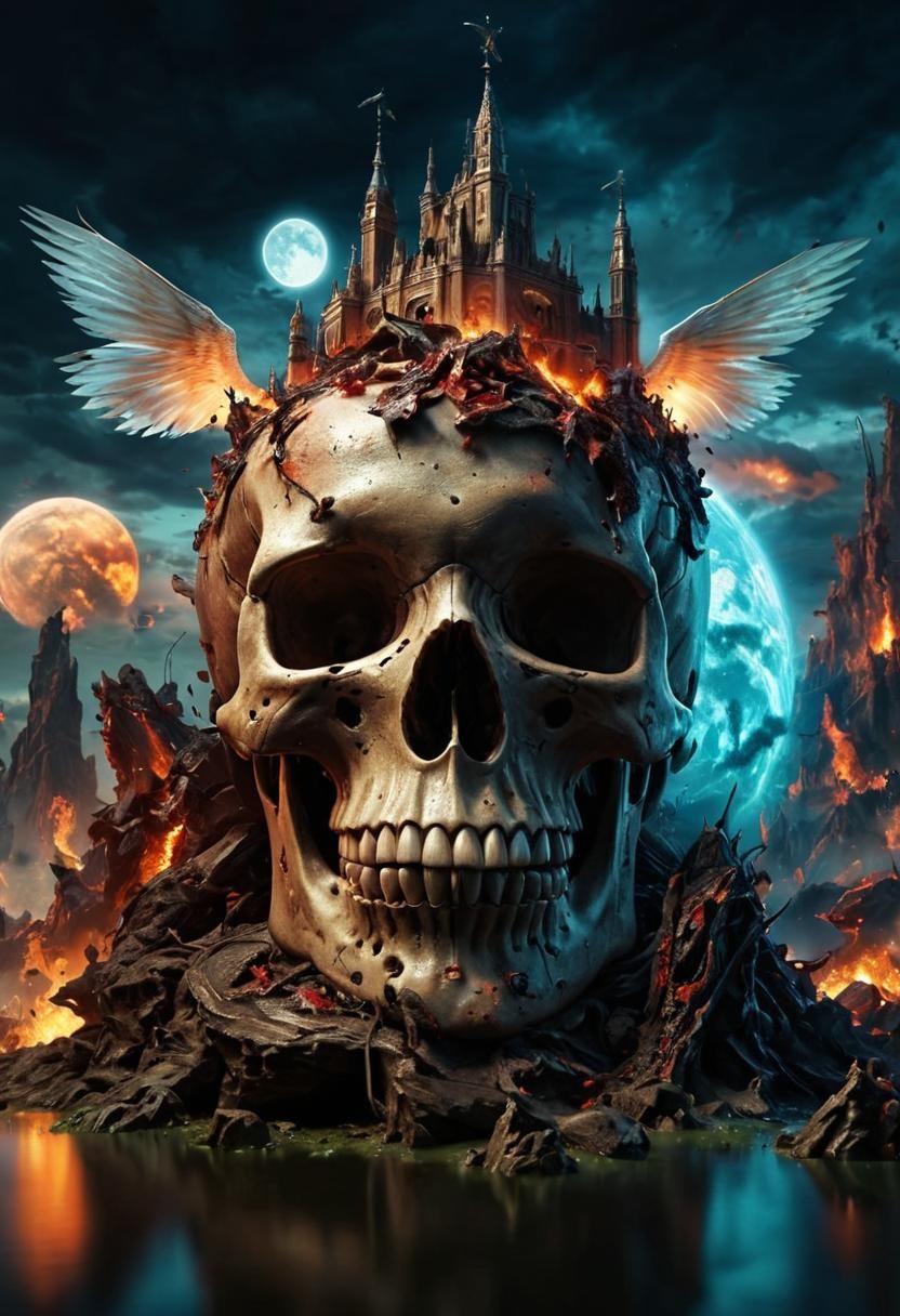 Hellscape - AI Generated Artwork - NightCafe Creator