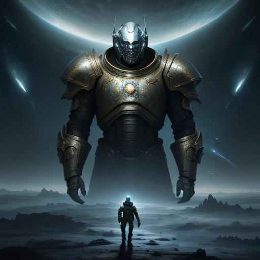 Space Knight - AI Generated Artwork - NightCafe Creator