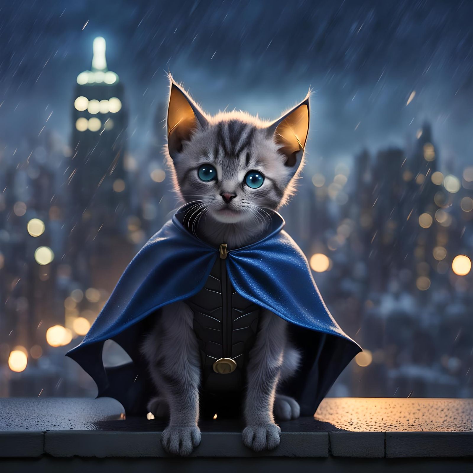 The Batcat - AI Generated Artwork - NightCafe Creator