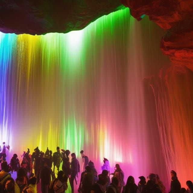 Cave Rave - AI Generated Artwork - NightCafe Creator