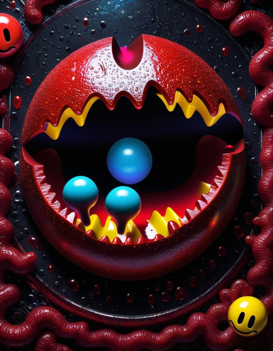 Zombie Pac-Man - AI Generated Artwork - NightCafe Creator