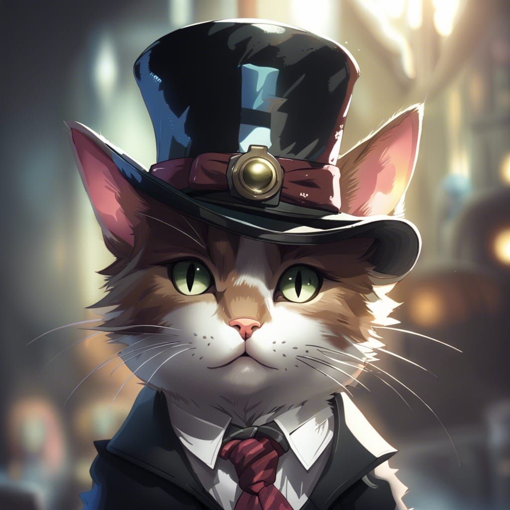 Dapper cat - AI Generated Artwork - NightCafe Creator