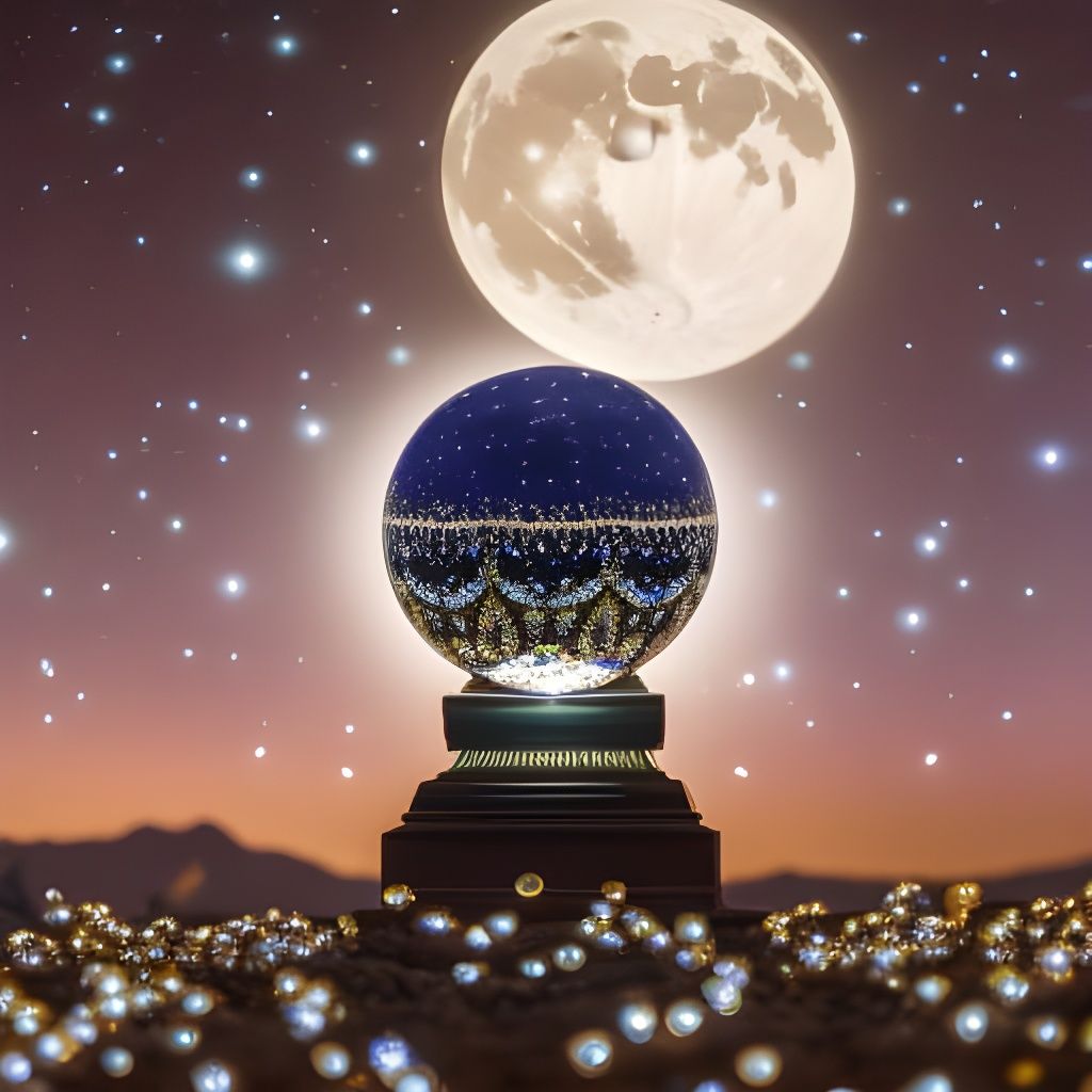 Full Moon Orb Activation - AI Generated Artwork - NightCafe Creator