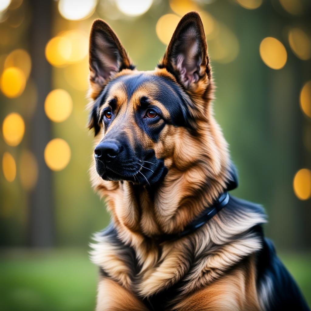 german shepherd - AI Generated Artwork - NightCafe Creator