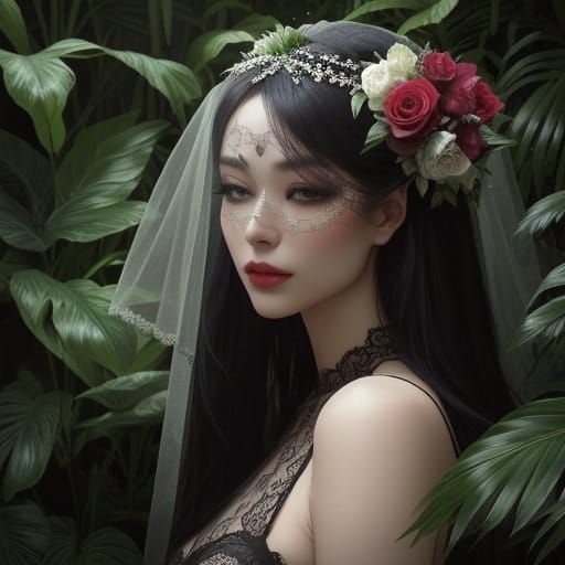 the sensual world - Sensual Enigma in Lush Exotic Bloom