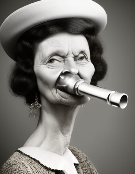 Auntie Mabel Liked To Smoke a Pipe… - AI Generated Artwork - NightCafe ...