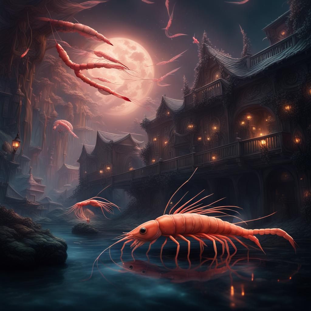 Shrimpville - AI Generated Artwork - NightCafe Creator