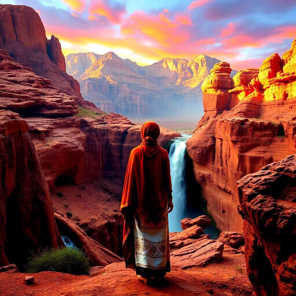 Wadi Rum waterfalls - Wadi Rum Waterfalls: Ethereal Jordania...