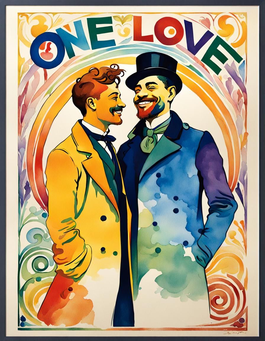 One love promotion poster - AI Generated Artwork - NightCafe Creator