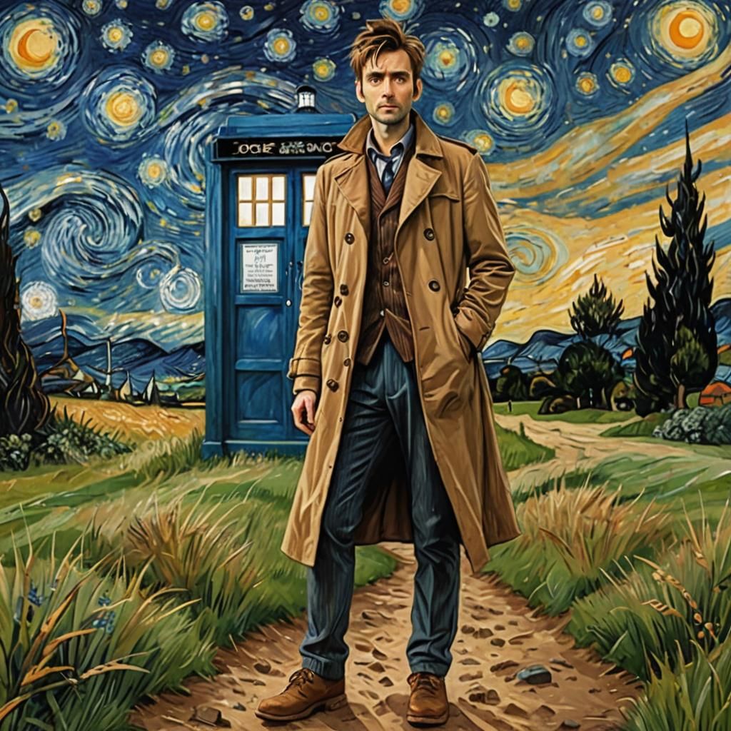 David Tennant as the tenth Dr Who. - AI Generated Artwork - NightCafe ...