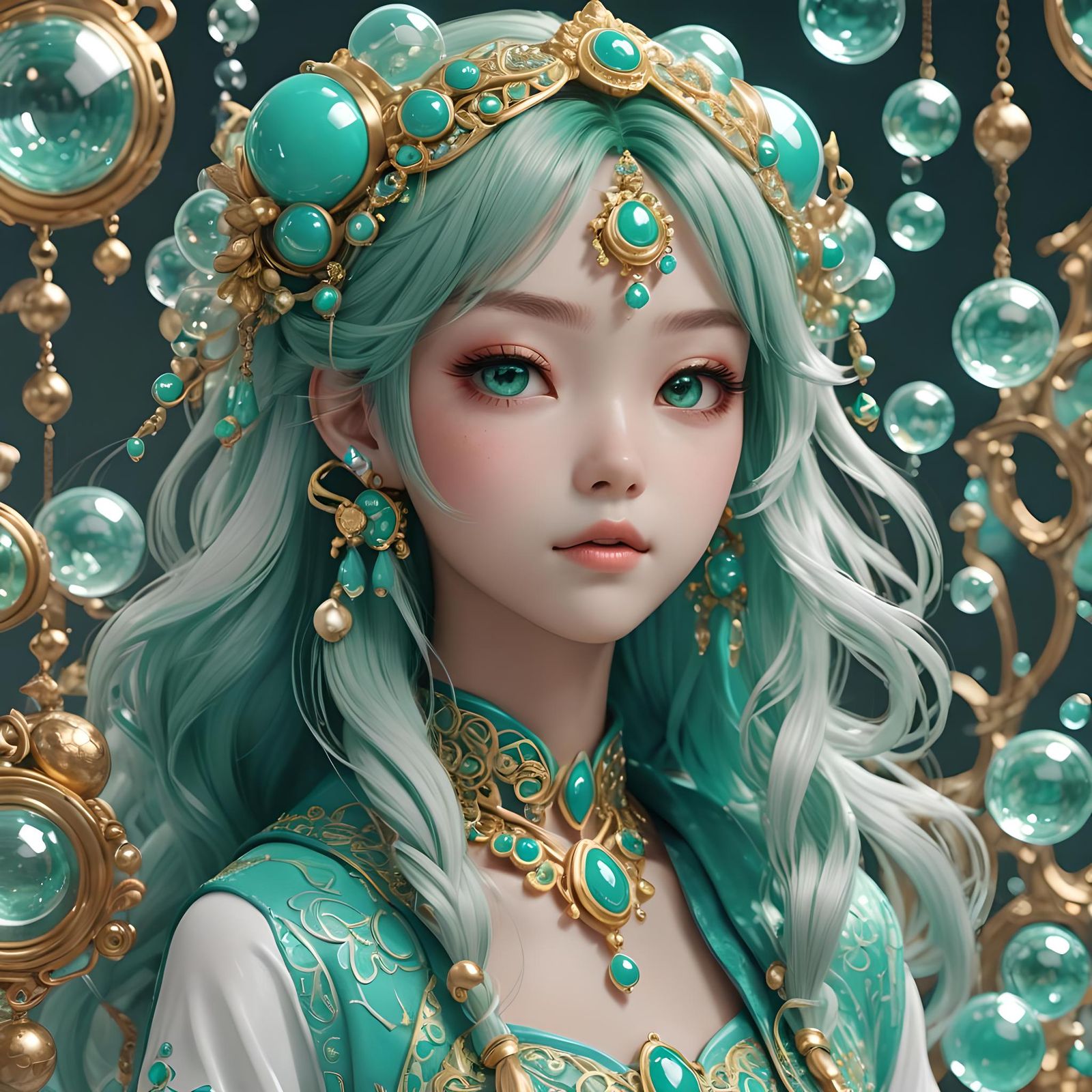 Turquoise - AI Generated Artwork - NightCafe Creator