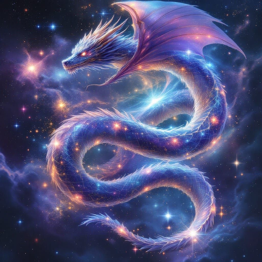 Cosmic Dragon of the Nebula - Cosmic Serpent of the Galaxy...