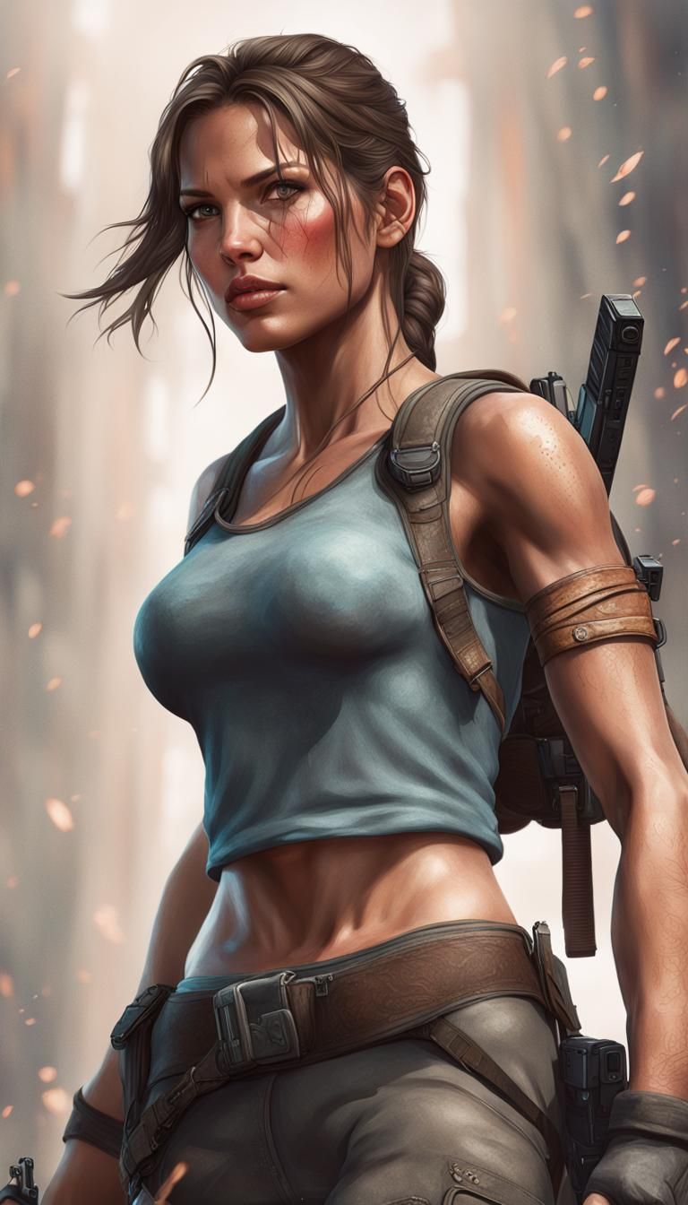 Lara croft - AI Generated Artwork - NightCafe Creator