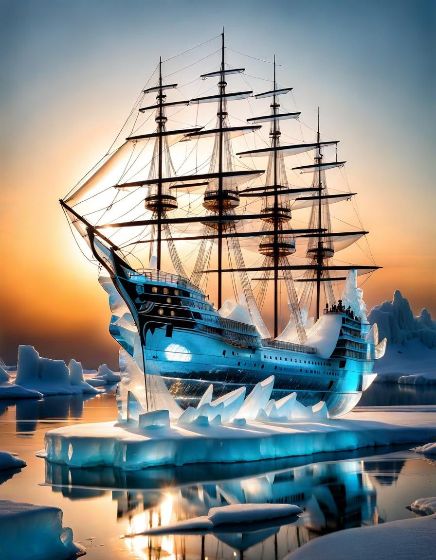 ice sculpture - AI Generated Artwork - NightCafe Creator