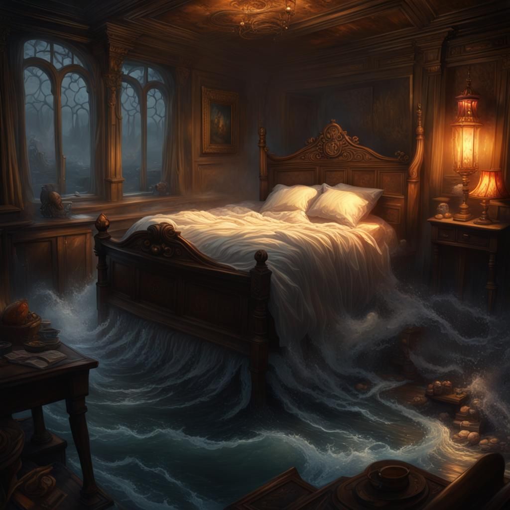 Sleep, sugar, let your dreams flood in Like waves of sweet fire, you're ...