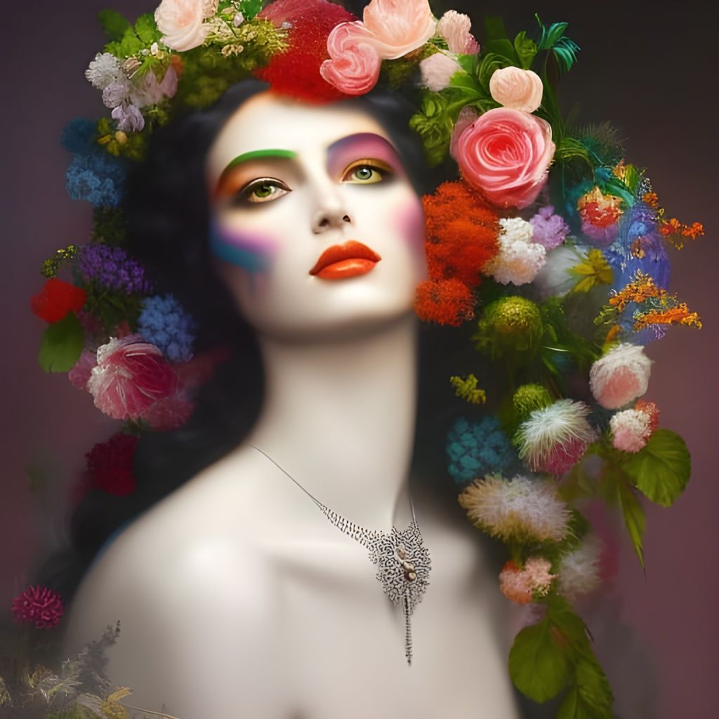 Floral Splendour - XIII - AI Generated Artwork - NightCafe Creator