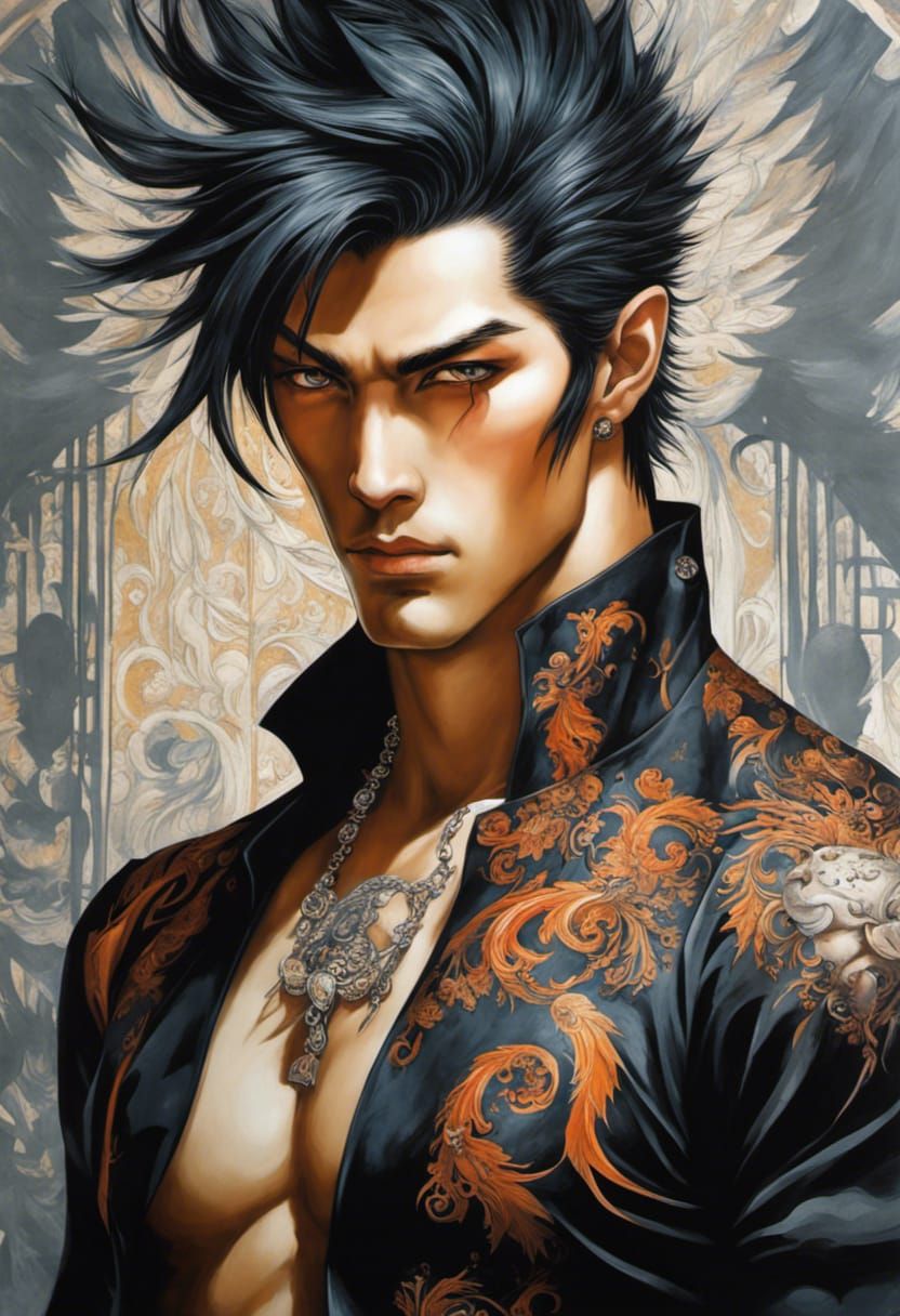 Oil painting style of, Karol Bak, Tite Kubo, MAPPA; Ichigo Kurosaki ...