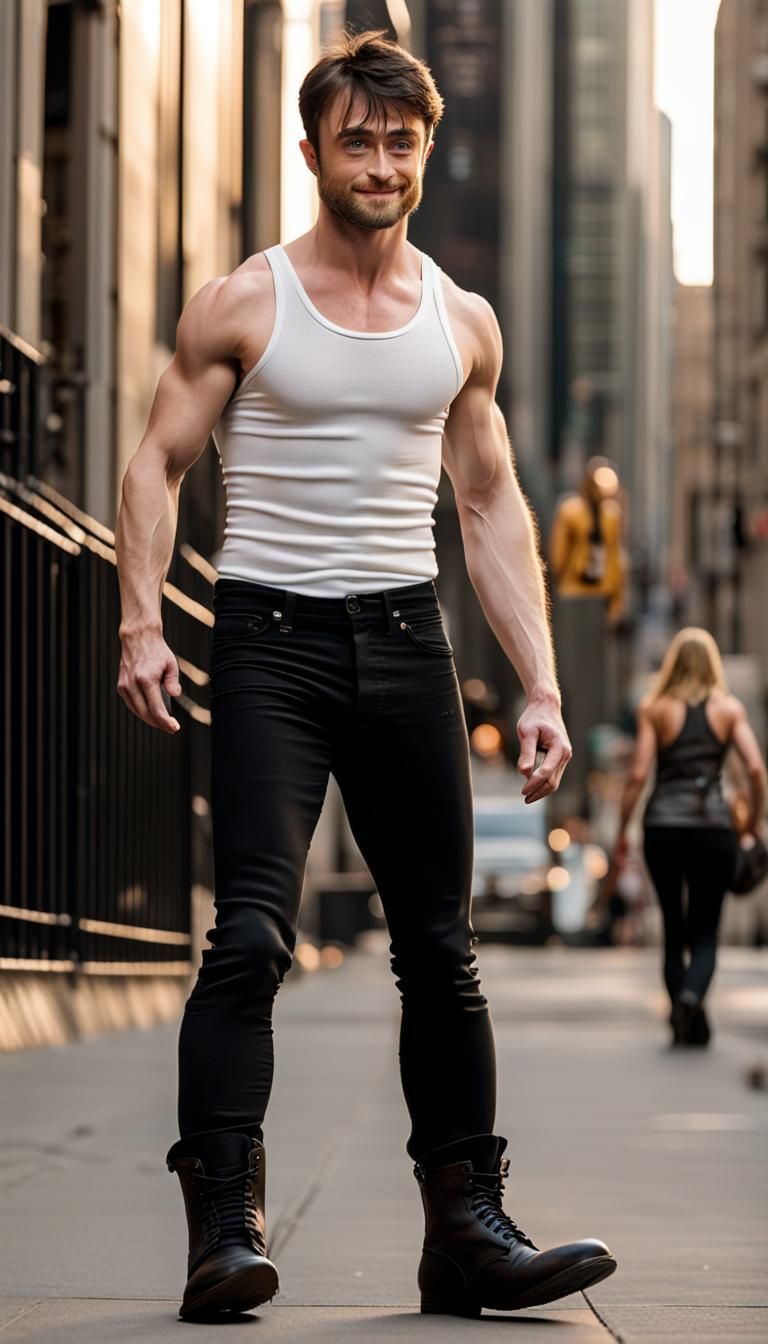 Jacked Daniel Radcliffe - AI Generated Artwork - NightCafe Creator