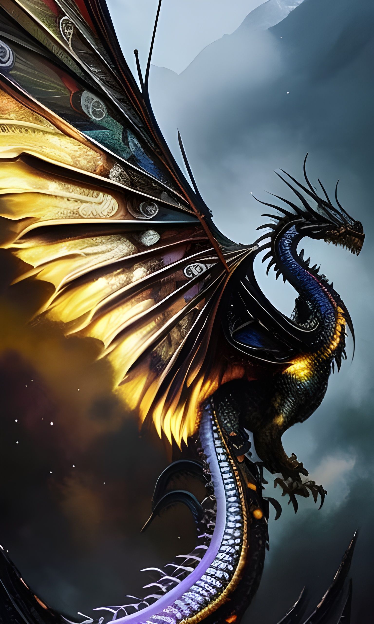 Winged beast - AI Generated Artwork - NightCafe Creator