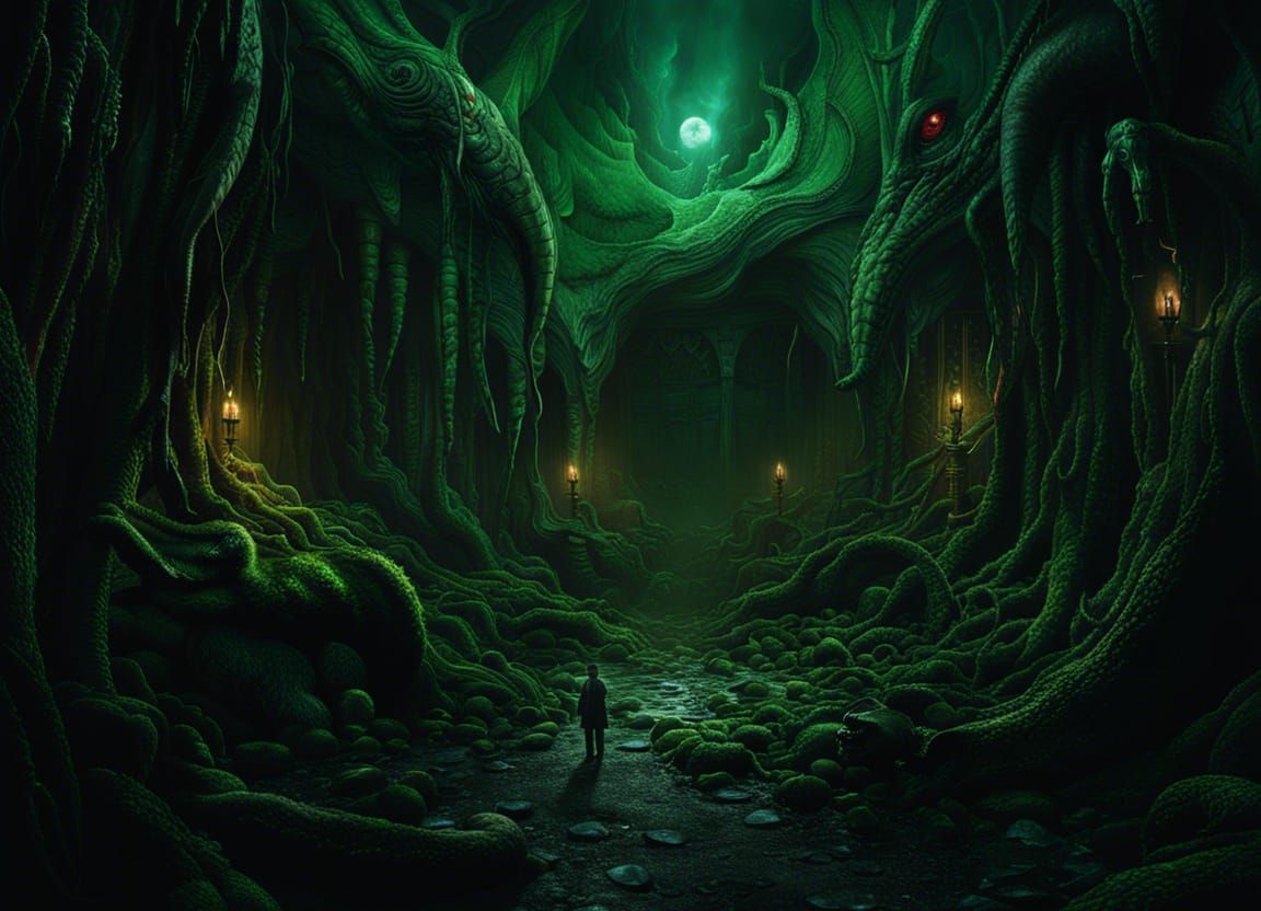 Eldritch Nightmare 3 - AI Generated Artwork - NightCafe Creator