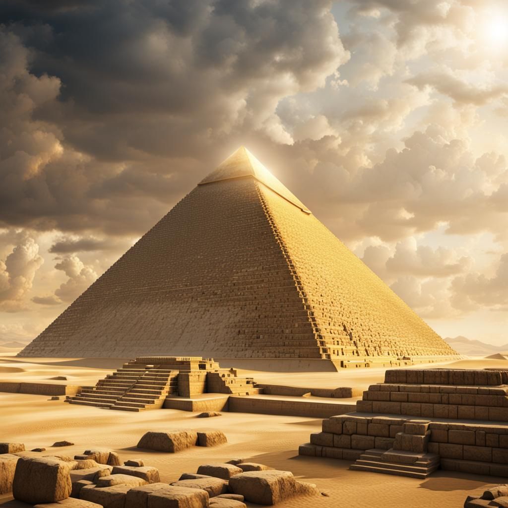 Great Pyramid - AI Generated Artwork - NightCafe Creator