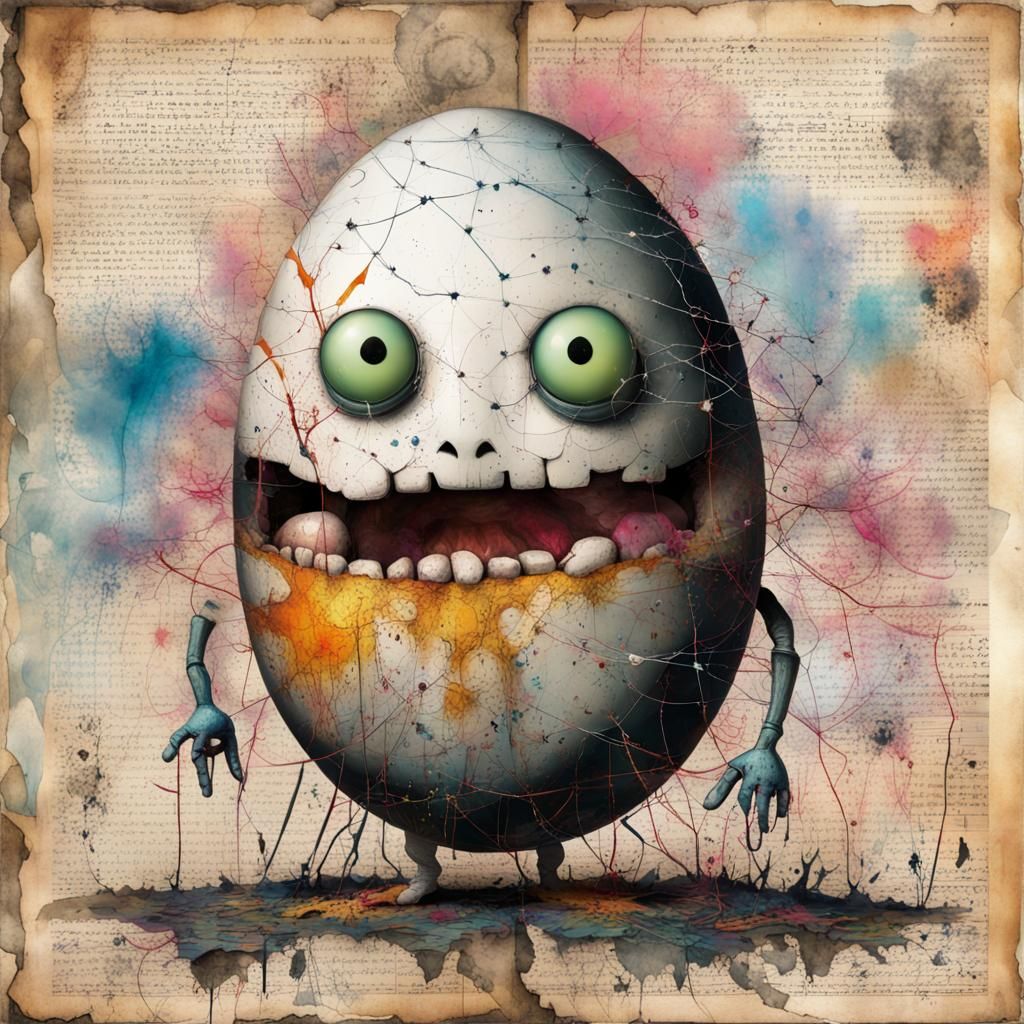 "We are like eggs at present. And you cannot go on indefinitely being ...