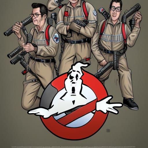 Ghostbusters by Dan Ankroid - AI Generated Artwork - NightCafe Creator