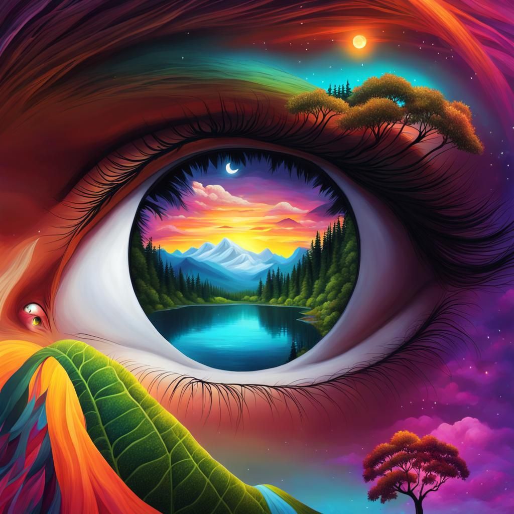 Facing Nature - AI Generated Artwork - NightCafe Creator