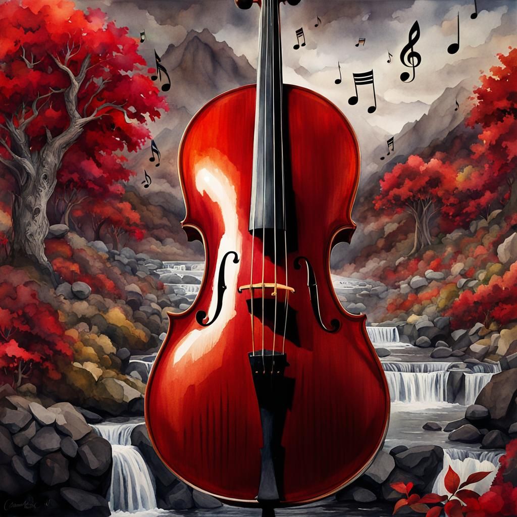 Cello - AI Generated Artwork - NightCafe Creator